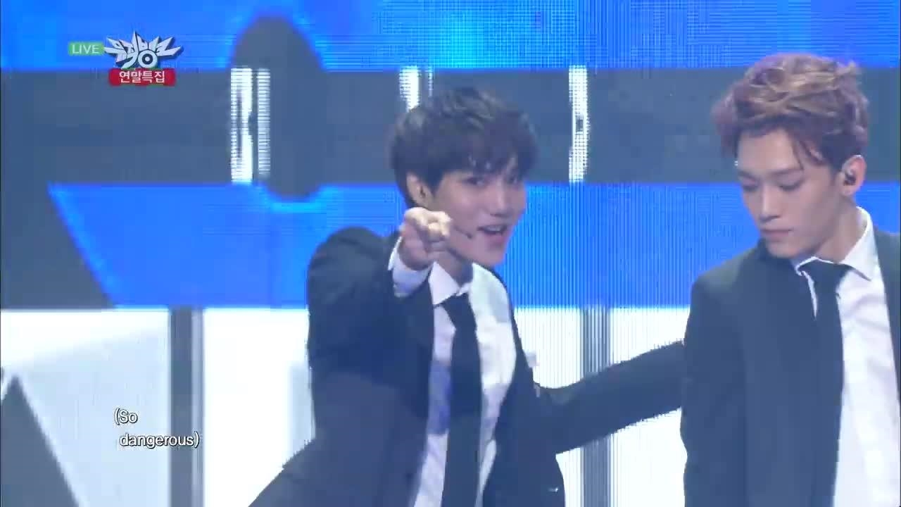 اجرای 12 نفره آهنگ Growl از اکسو در جشنواره KBS 2013 - نماشا