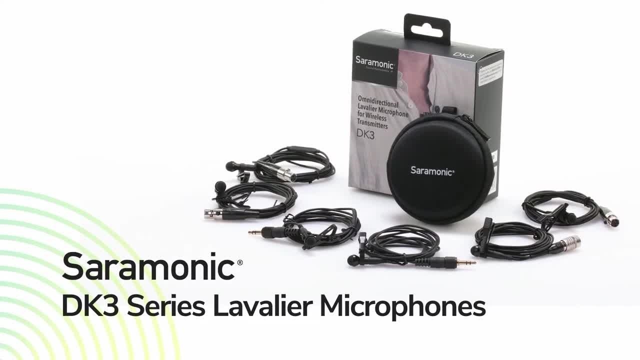 میکروفون سارامونیک Saramonic DK3A Omnidirectional Lavalier Microphone - نماشا